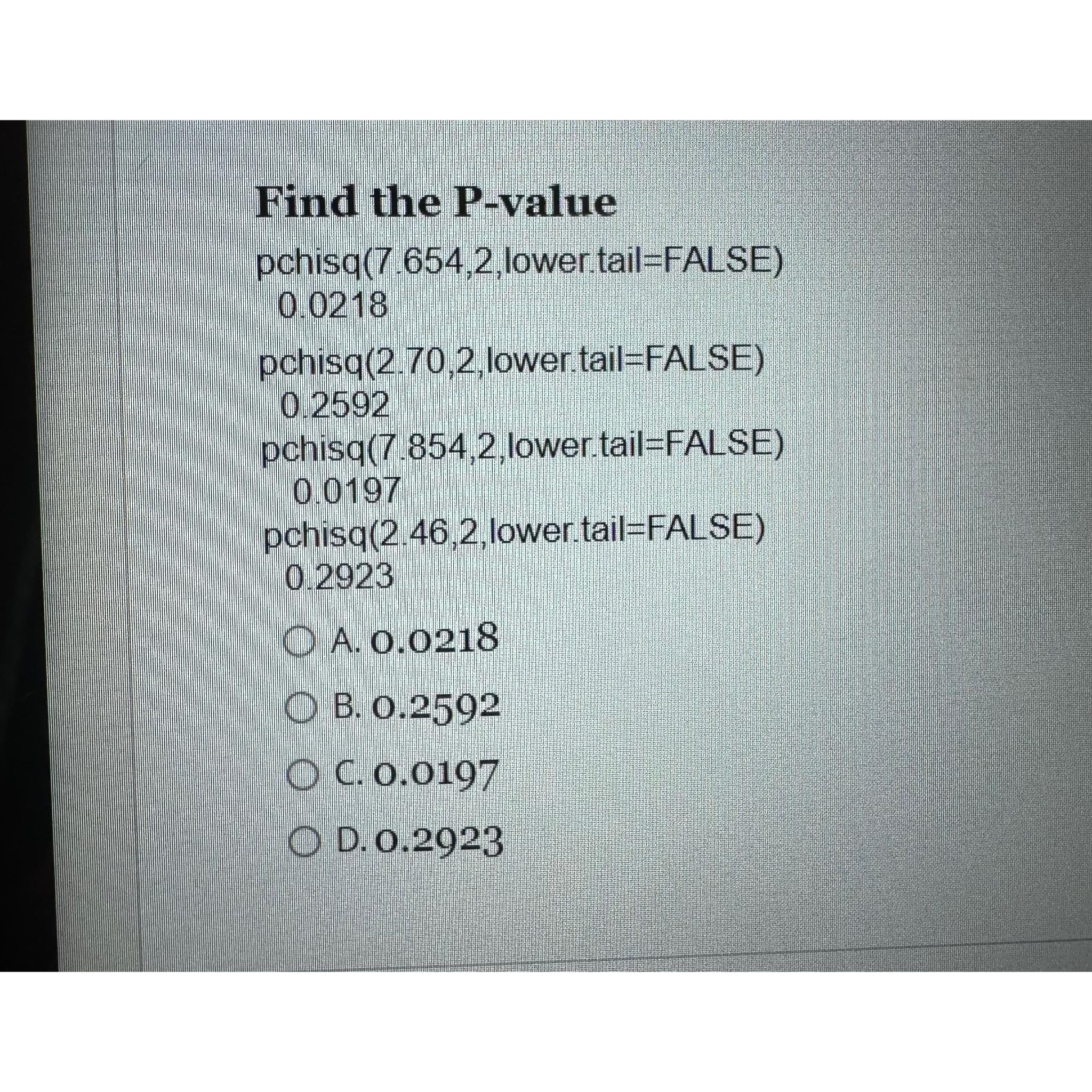 Solved Find the P-value | Chegg.com