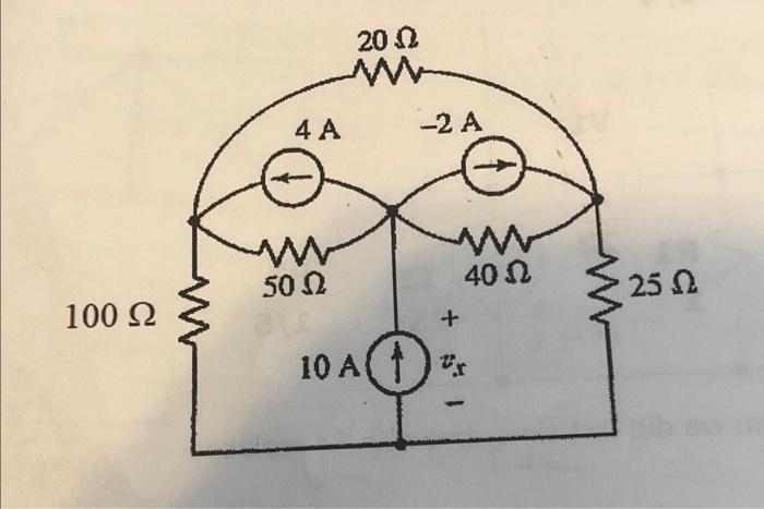Solved Use nodal analysis to find vx | Chegg.com