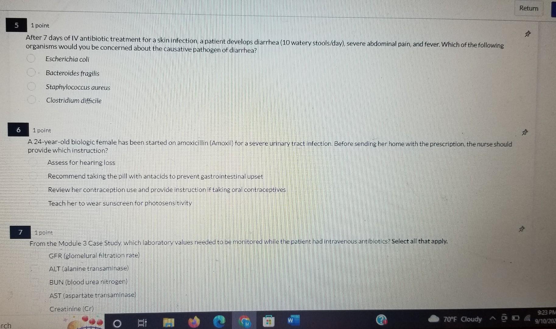 Solved From the Module 3 Case Study, which laboratory values | Chegg.com