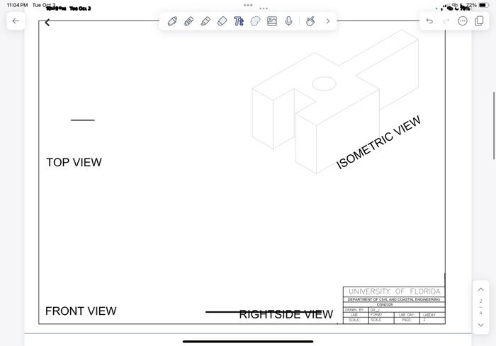 Solved You are provided with the isometric view. Use the | Chegg.com