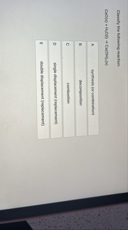 Solved Classify the following | Chegg.com