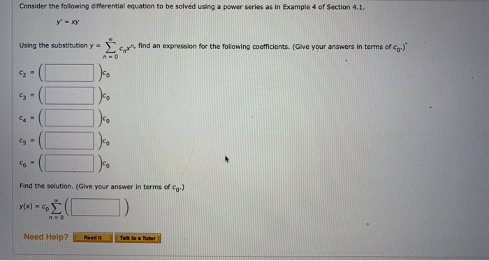 Solved Consider the following differential equation to be | Chegg.com