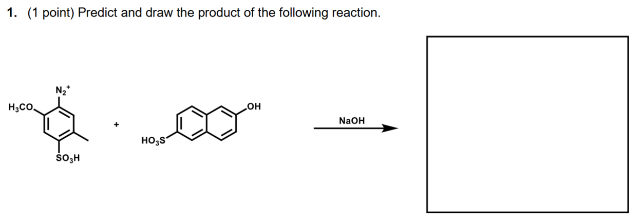 Solved Predict And Draw The Product Of The Following
