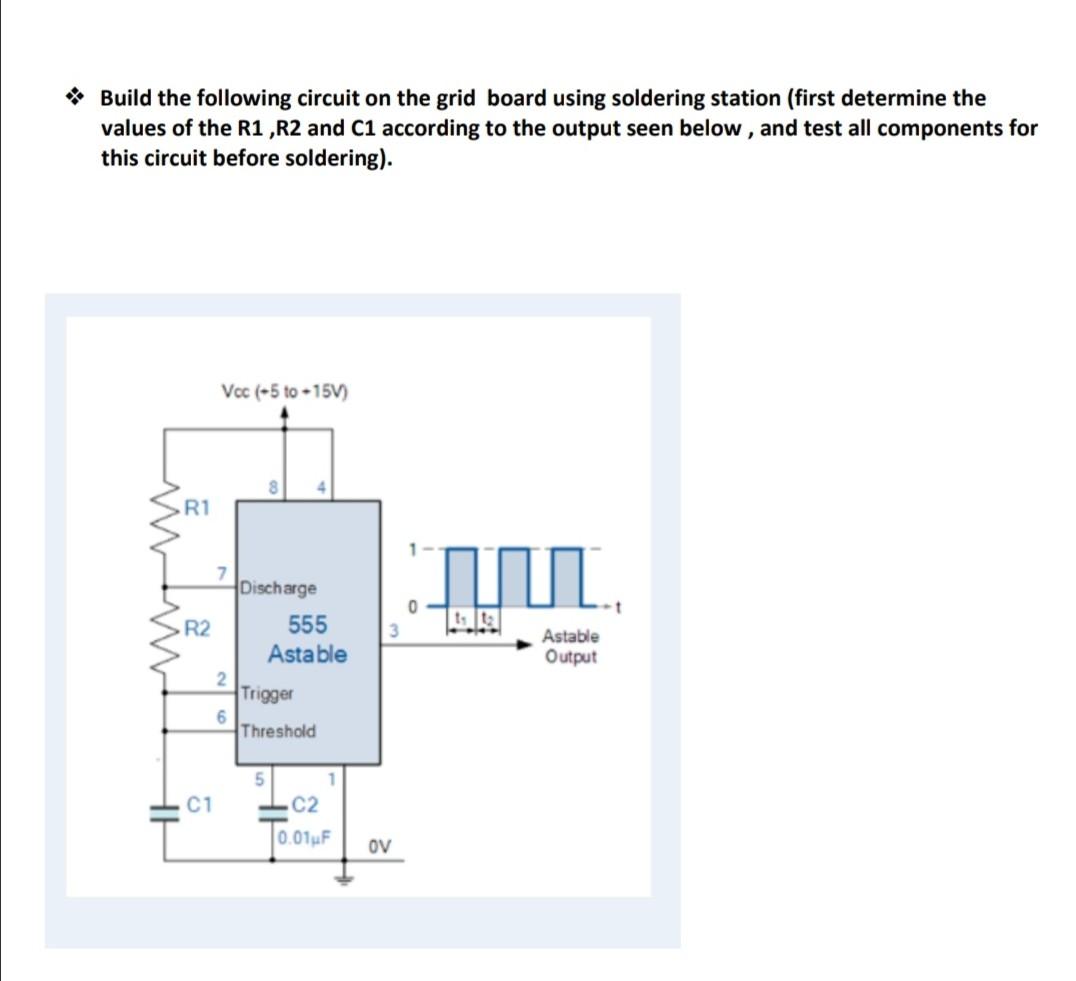 Solved Build the following circuit on the grid board using | Chegg.com