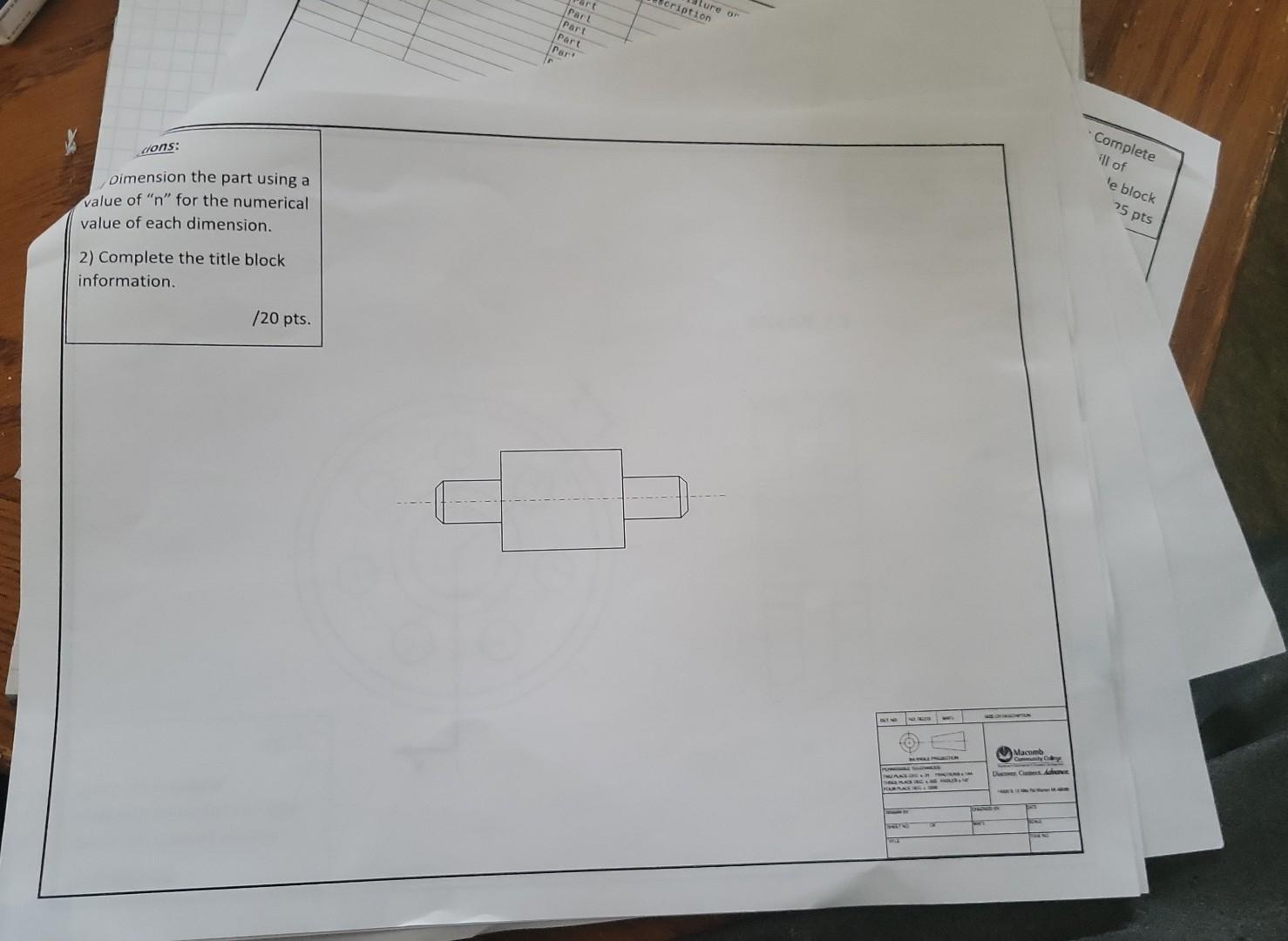 Solved Instructions: Draw the missing section view and | Chegg.com Solved Instructions: Draw the missing section view and | Chegg.com