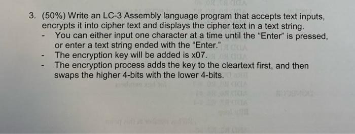 Solved write an LC 3 assembly language program that accepts | Chegg.com