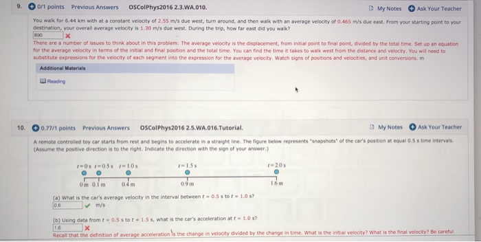 Solved Answer 9 and 10b, please. They're the two boxes with | Chegg.com