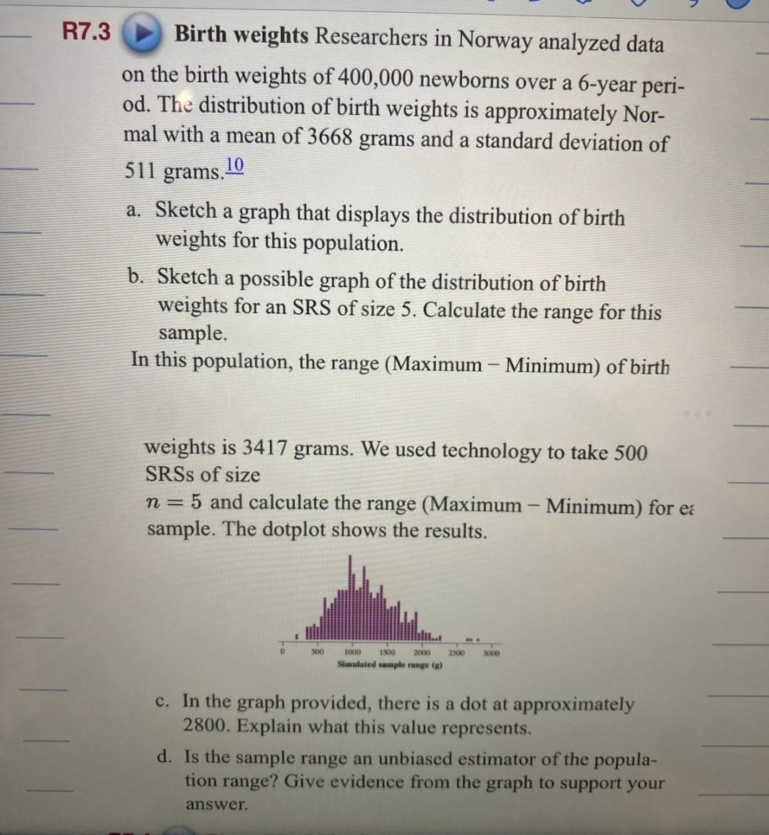 Solved n=5 and calculate the range (Maximum - Minimum) for e | Chegg.com