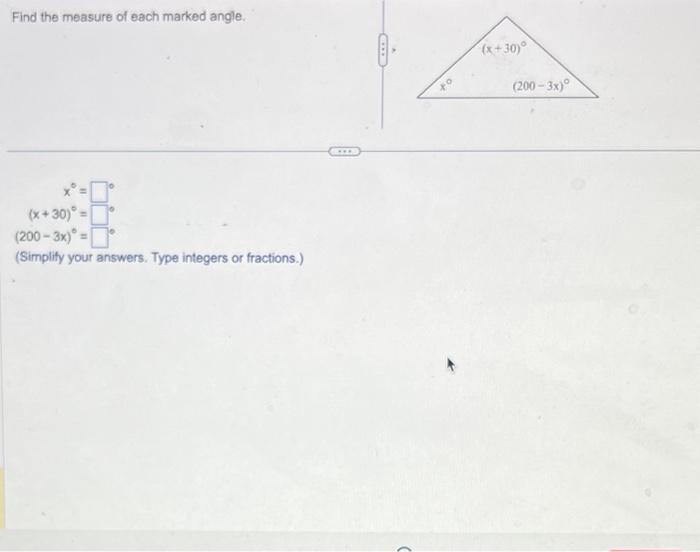 Solved Find the measure of each marked angle. | Chegg.com