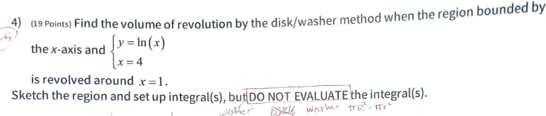Solved Calculus IMay I please have a waher method set up for | Chegg.com