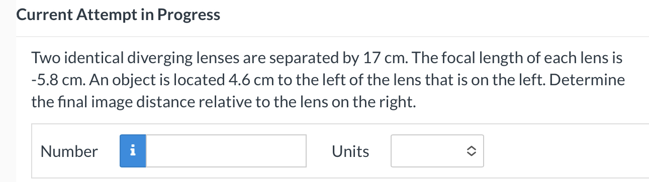 Solved Current Attempt in ProgressTwo identical diverging | Chegg.com