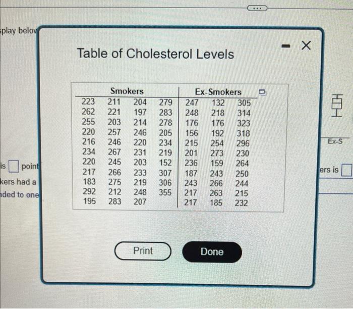 Mopped Create appropriate graphical displays for both | Chegg.com
