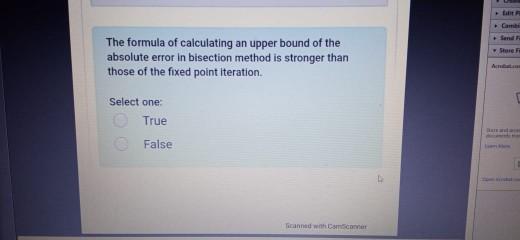Solved - Store The formula of calculating an upper bound of | Chegg.com