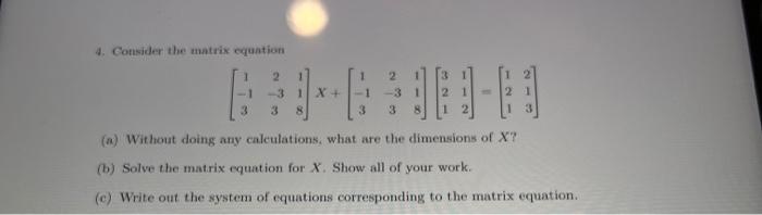 [solved] 1 Consider The Following System Of Linear Equati