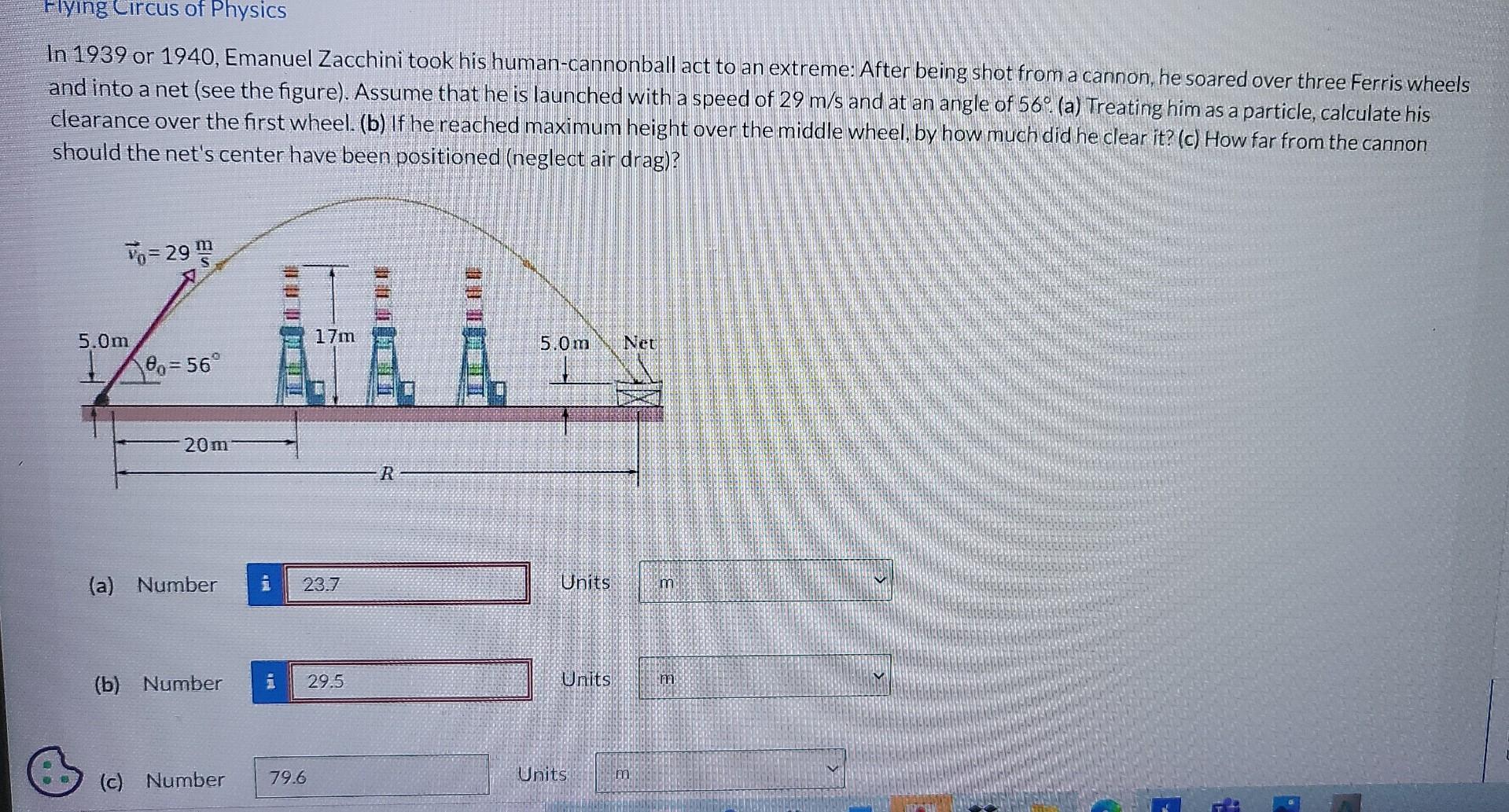 Solved In 1939 or 1940, Emanuel Zacchini took his | Chegg.com