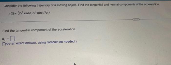 Solved Consider the following trajectory of a moving object. | Chegg.com