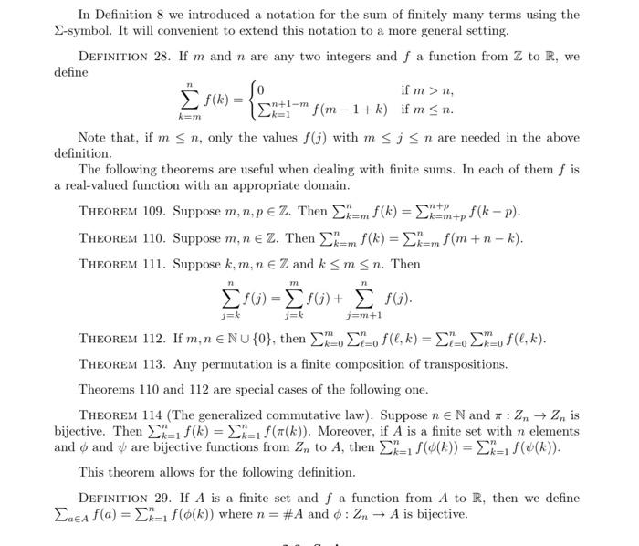 Solved Please prove theorem 117 and theorem 118.Use | Chegg.com