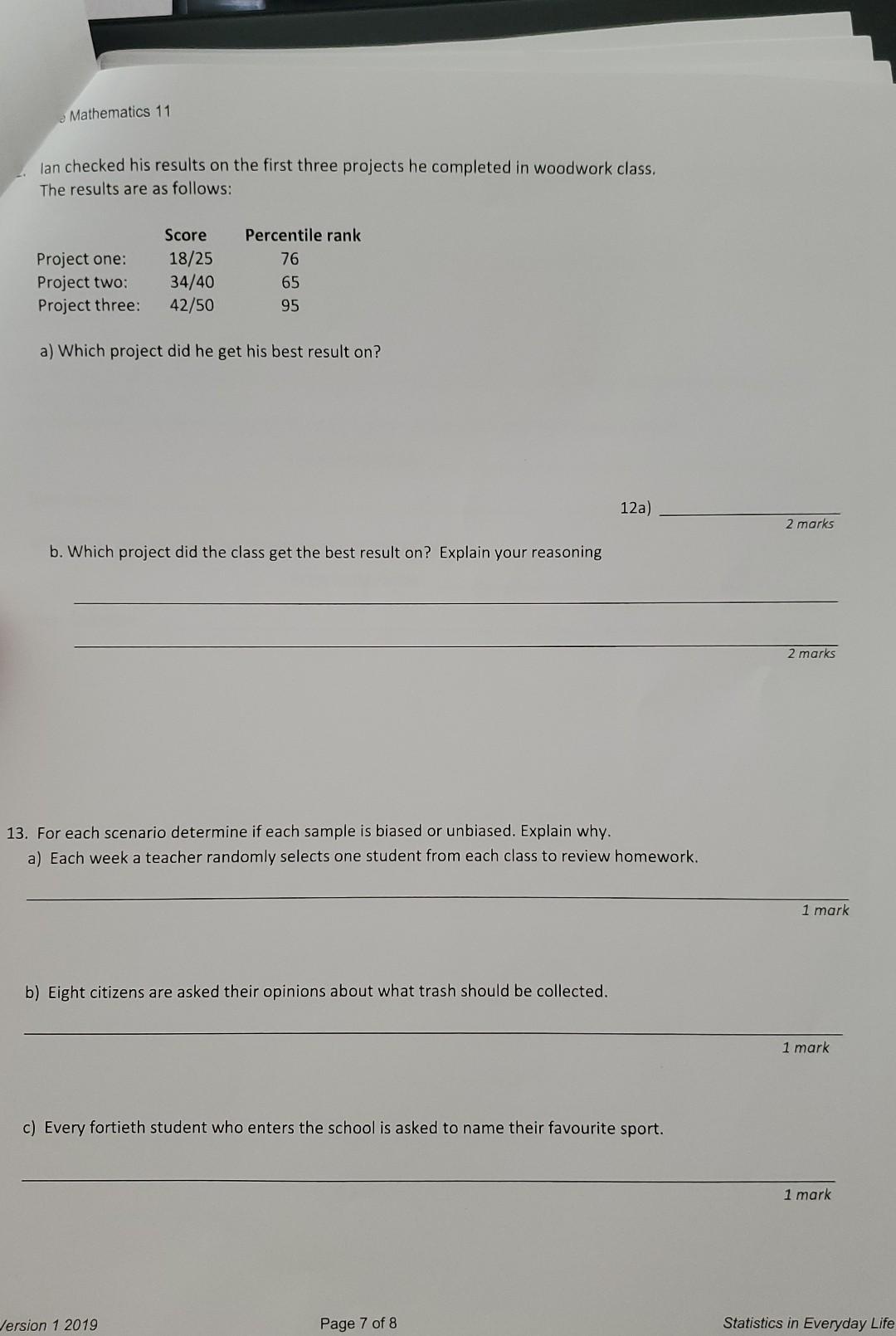 Solved e Mathematics 11 lan checked his results on the first | Chegg.com
