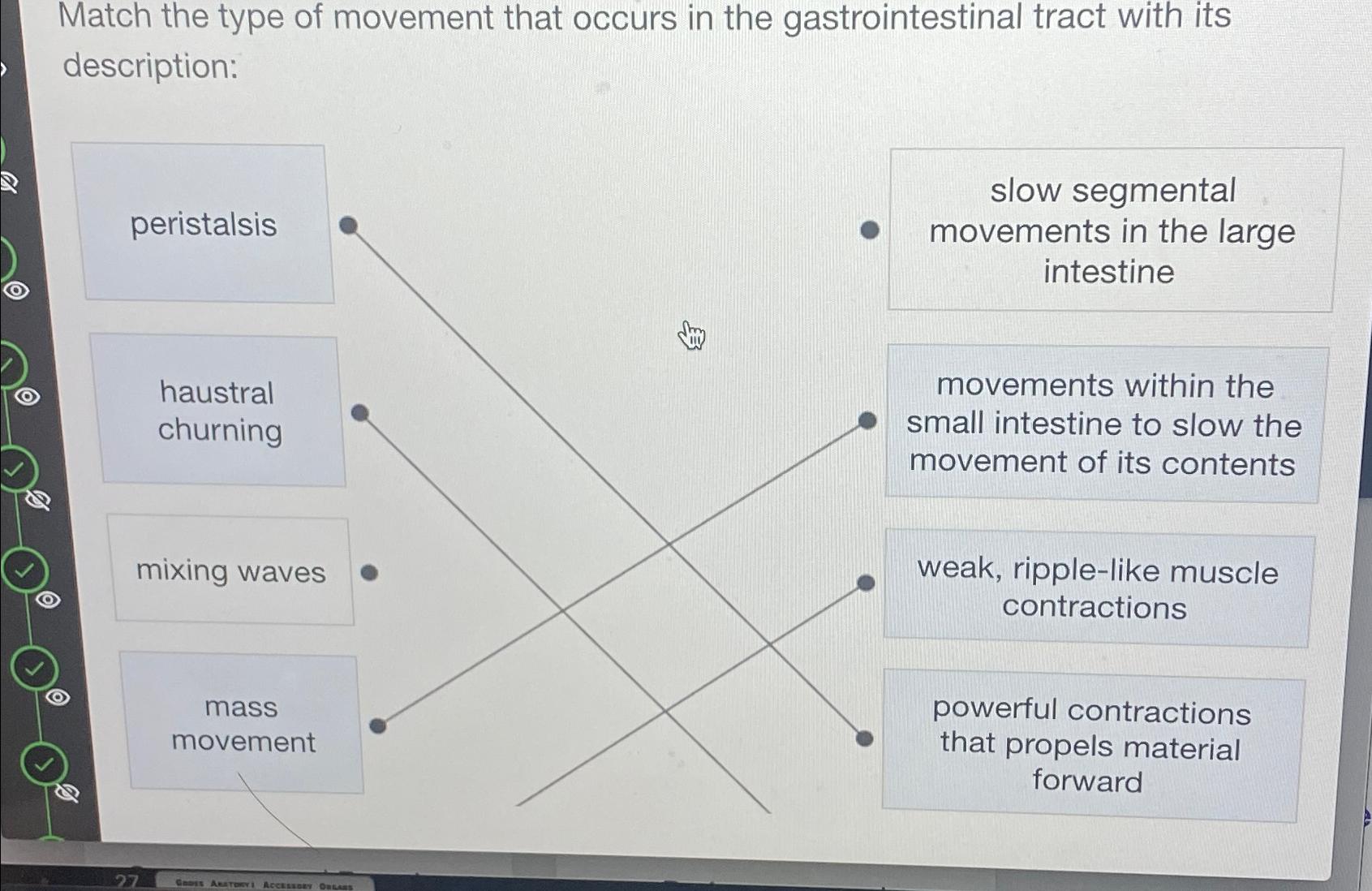 Solved Match the type of movement that occurs in the | Chegg.com