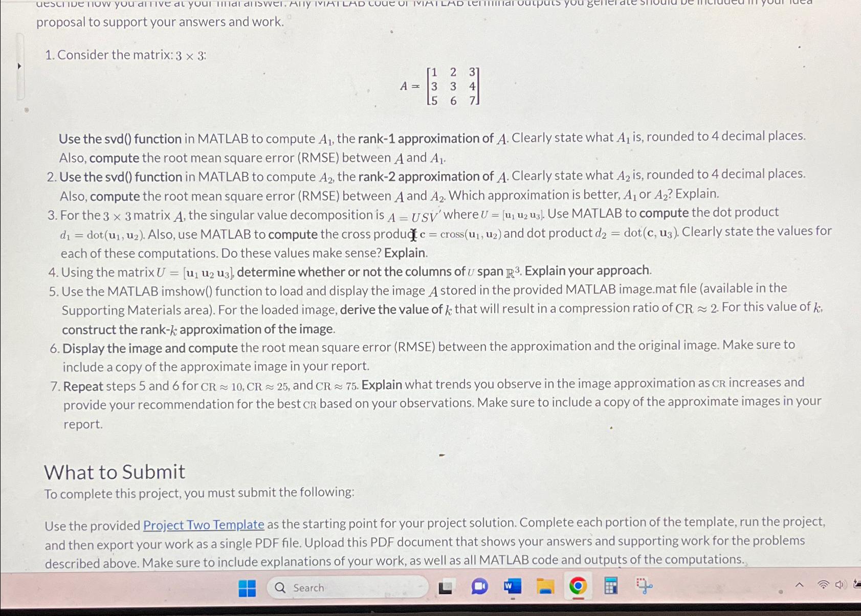 Solved proposal to support your answers and work.Consider | Chegg.com