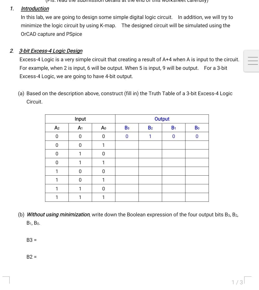 Solved 1. Introduction In this lab, we are going to design | Chegg.com