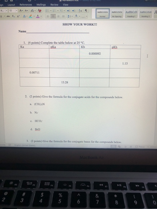 Solved ign Layout References Mailings R. 12 - A A A . A UX X | Chegg.com