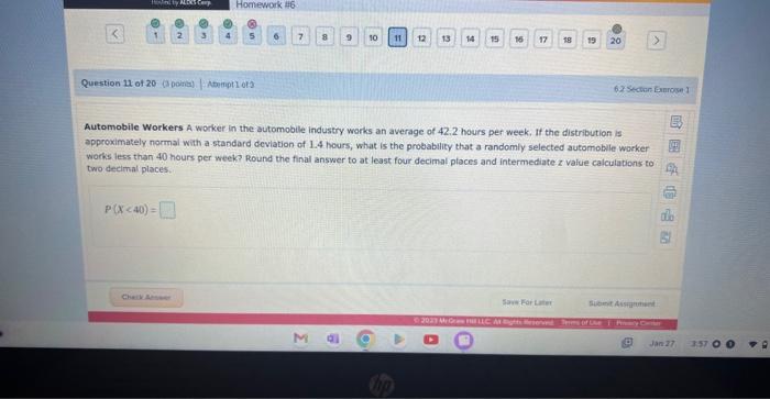 Solved Automobile Workers A worker in the automobile | Chegg.com