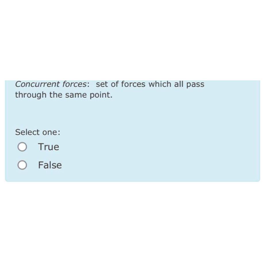 Solved Concurrent forces: set of forces which all pass | Chegg.com