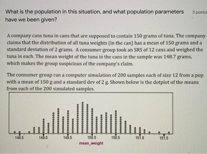 Solved OOOOoool 3 points What is the population in this | Chegg.com