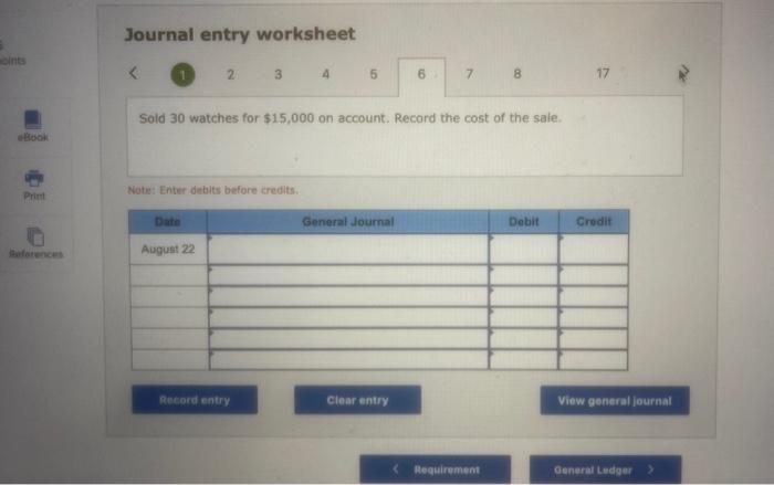 Solved RWP6-1 (Static) Great Adventures Continuing Case (GL) | Chegg.com