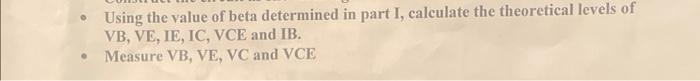 Solved rig. 2 - Using the value of beta determined in part | Chegg.com