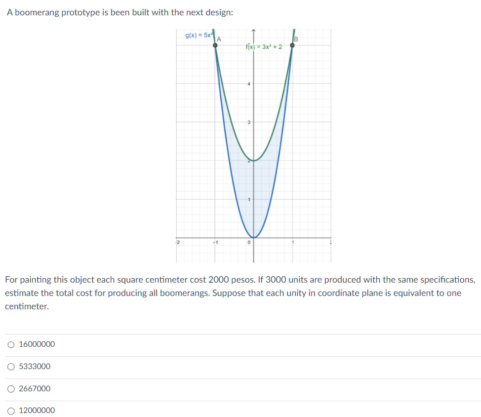 Solved A boomerang prototype is been built with the next | Chegg.com