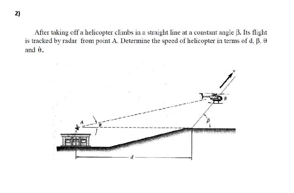 Solved After taking off a helicopter climbs in a straight | Chegg.com