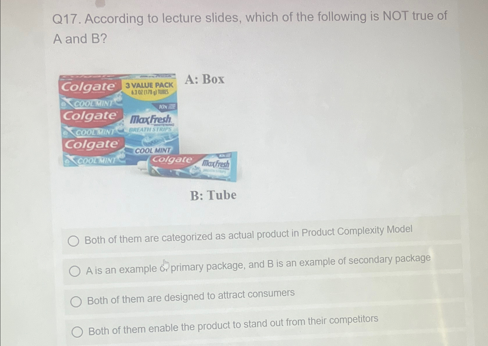 Solved Q17. ﻿According to lecture slides, which of the | Chegg.com