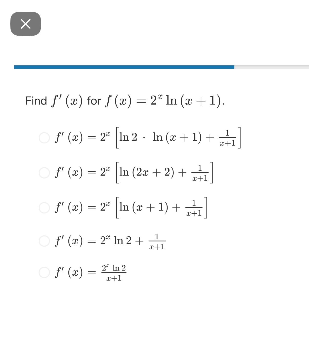 Solved Find f'(x) ﻿for | Chegg.com