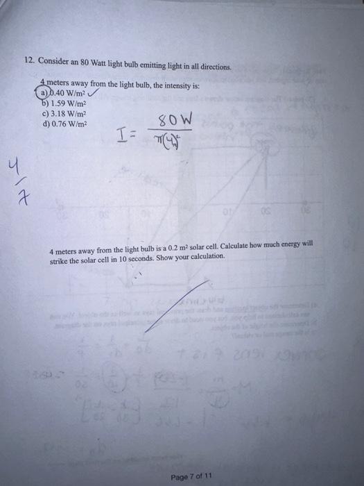 Solved i have the correct answers circled, but please walk | Chegg.com