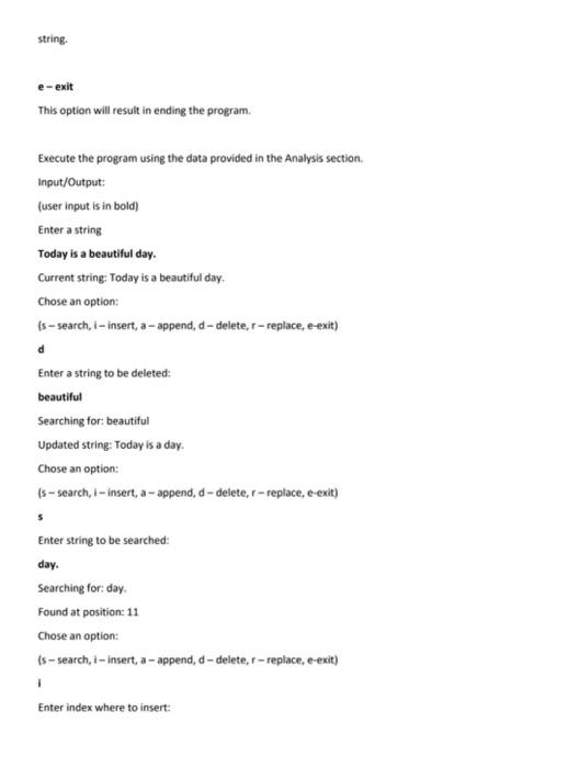 Please use C type strings (array representation of | Chegg.com