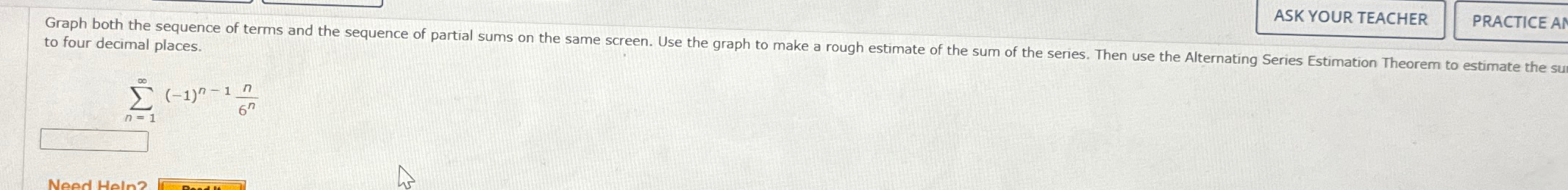 Graph both the sequence of terms and the sequence of | Chegg.com