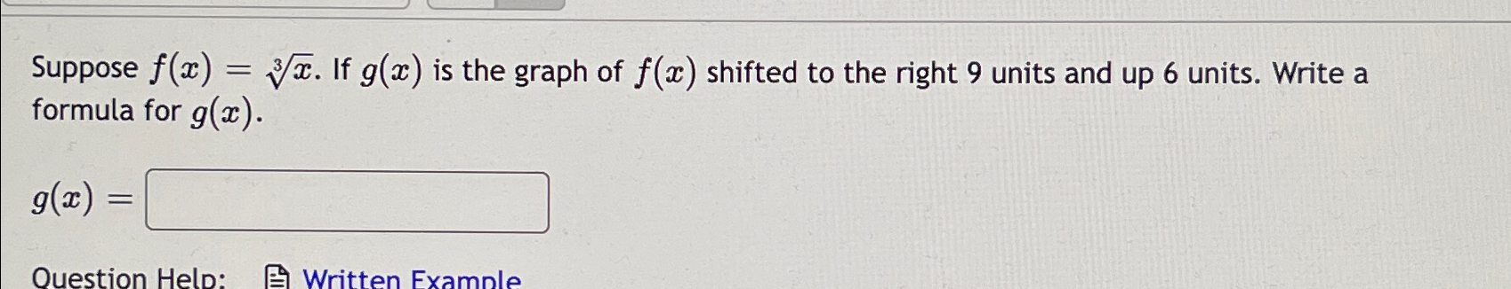 Solved Suppose f(x)=x3. ﻿If g(x) ﻿is the graph of f(x) | Chegg.com