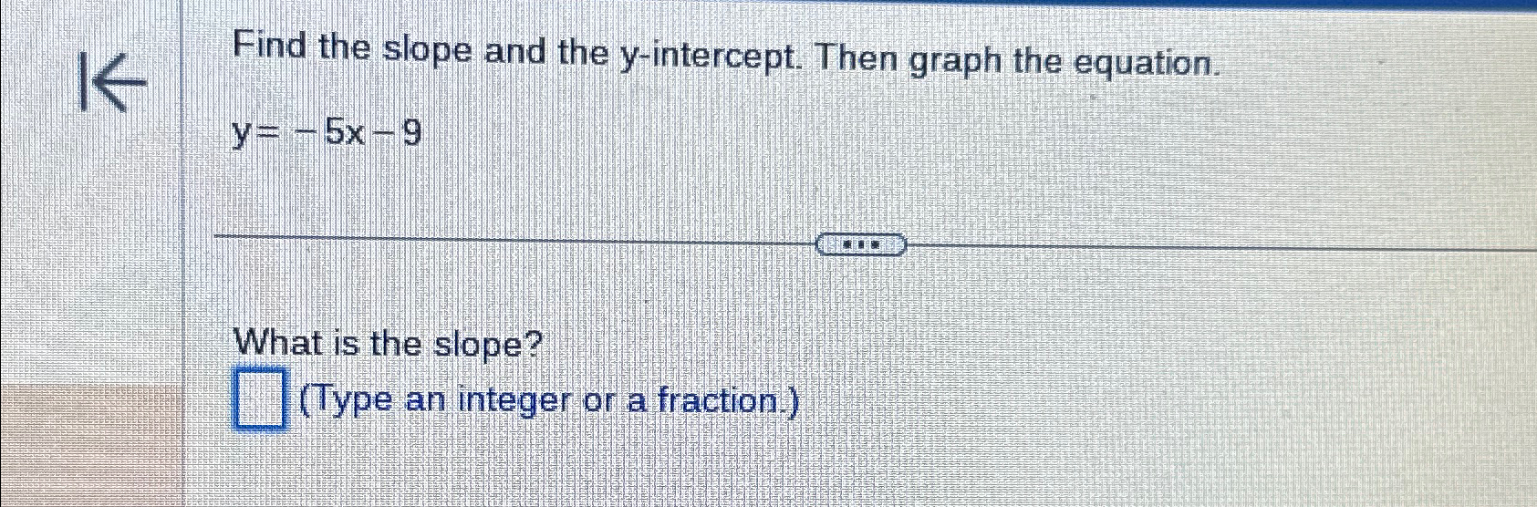 Solved Find the slope and the y-intercept. Then graph the | Chegg.com