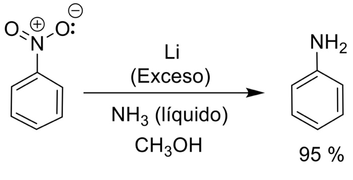 Solved NH2 Li (Exceso) NH3 (líquido) CH3OH 95 % | Chegg.com