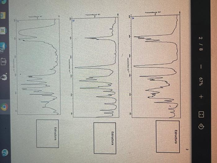 Solved Match each structure with its respective spectrum. | Chegg.com