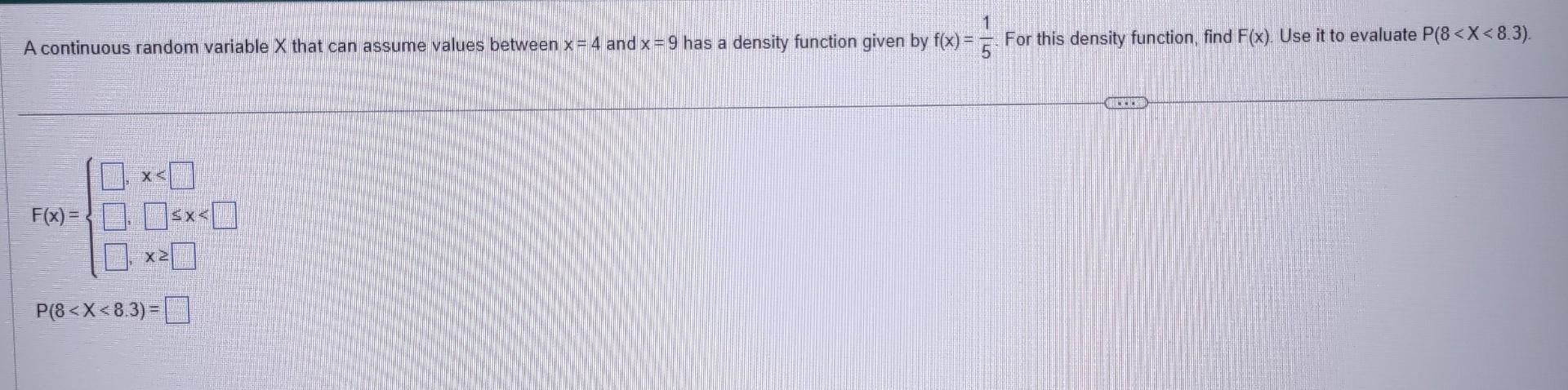 Solved A continuous random variable X that can assume values | Chegg.com