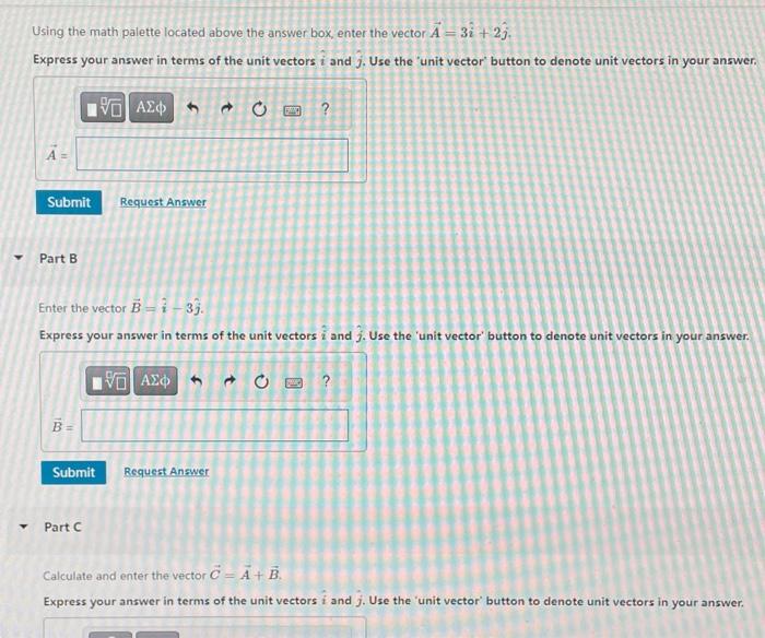 Solved Using the math palette located above the answer box, | Chegg.com