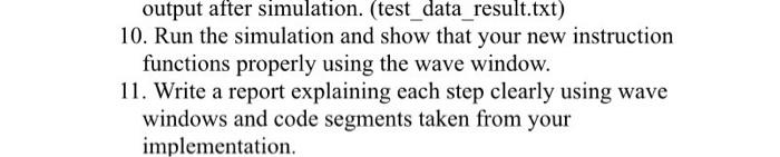 Solved 1. Download the 16-bit RISC processor Verilog | Chegg.com
