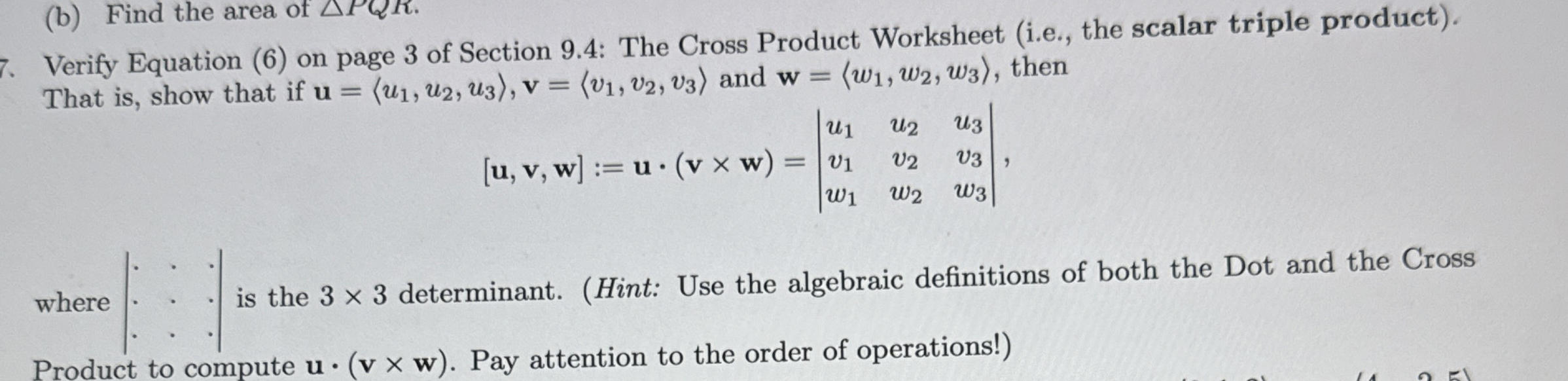 Solved Verify Equation (6) ﻿on page 3 ﻿of Section 9.4: The | Chegg.com