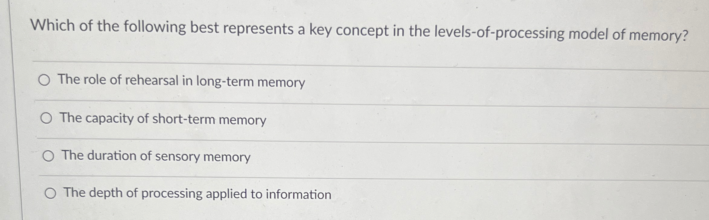 Solved Which of the following best represents a key concept | Chegg.com