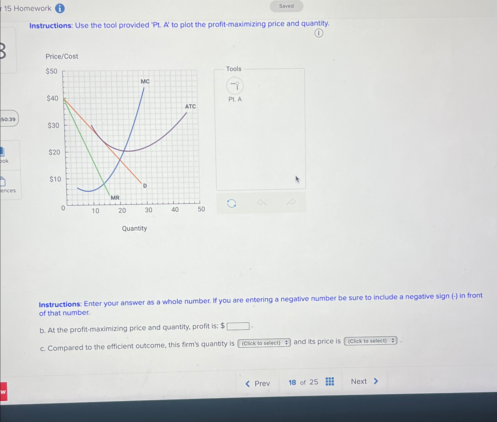 Solved 15 ﻿Homework iInstructions: Use the tool provided | Chegg.com
