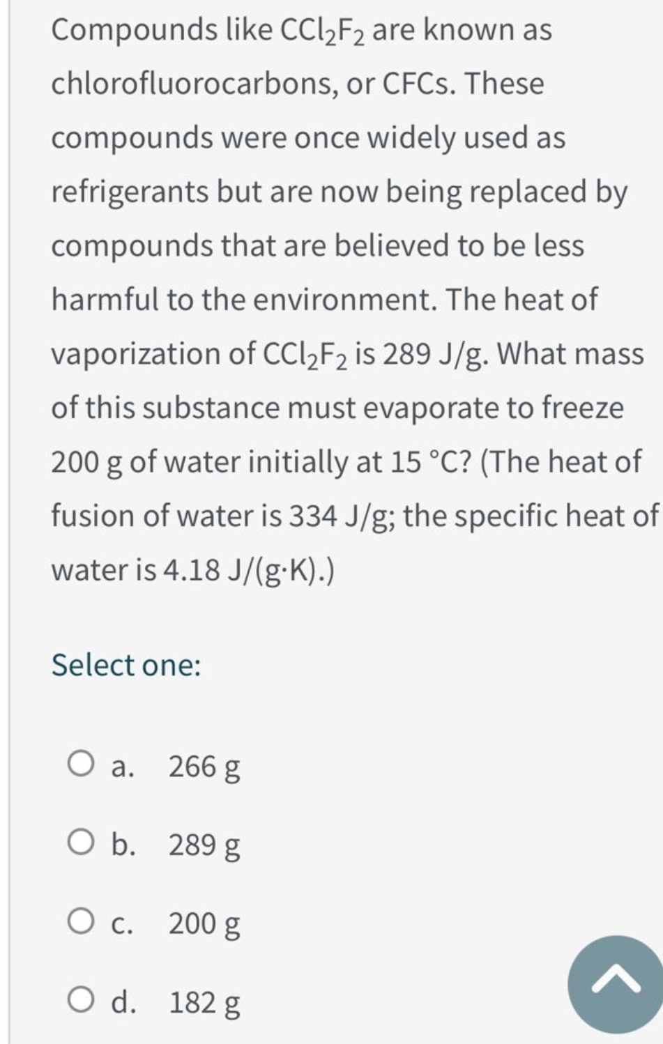 Solved Compounds like CCl2F2 ﻿are known as | Chegg.com
