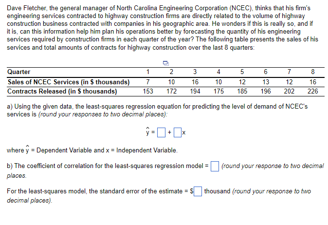Solved Dave Fletcher, the general manager of North Carolina | Chegg.com